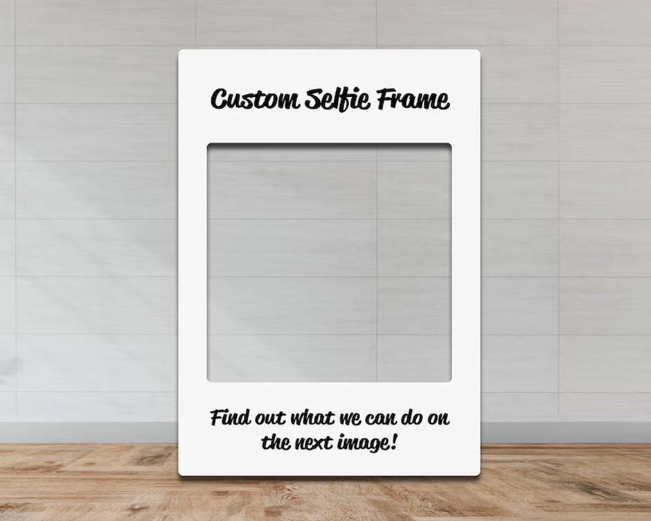 Customisable Selfie Frames - Foamex & Correx Selfie Frame Boards – The ...